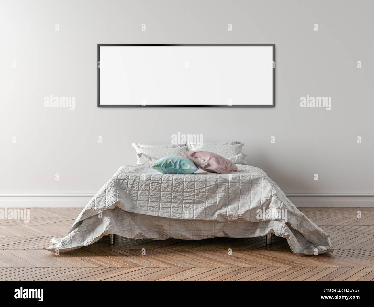 Blank Bedroom Wall