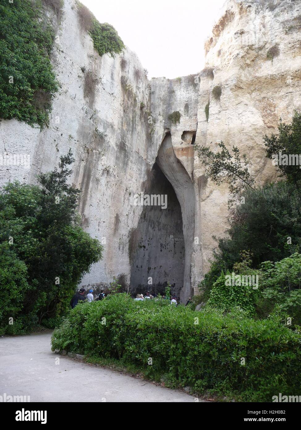 Latomia del Paradiso at ancient Greek Neapolis in Siracuse, Sicily ...