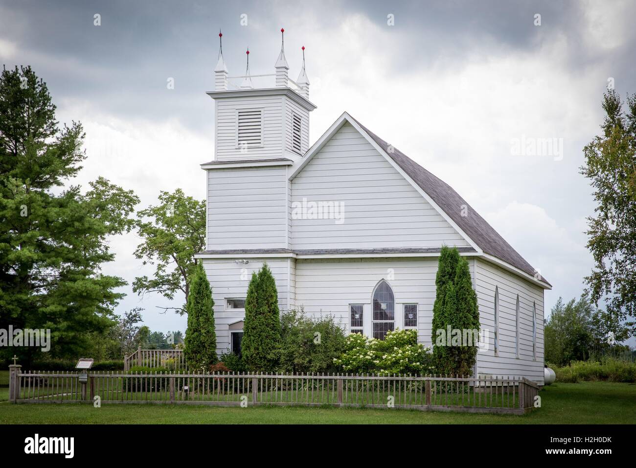 Old church at Sanilac County Historic Village & Museum, Port Sanilac ...