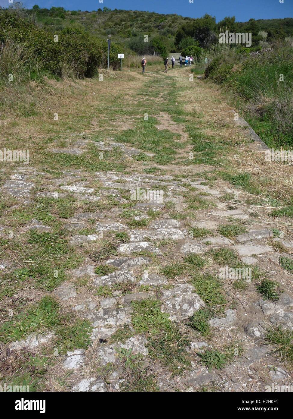 Archeological area of Elea-Velia in Acea, Campania, Italy, pictured 20 ...
