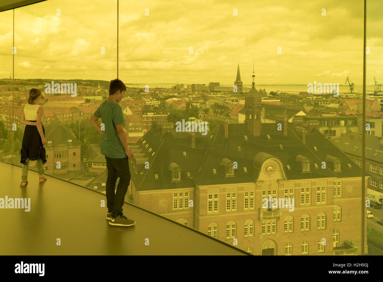 Art Museum ARoS in Aarhus, rooftop Panorama Ring, 24.8.2016 | usage ...