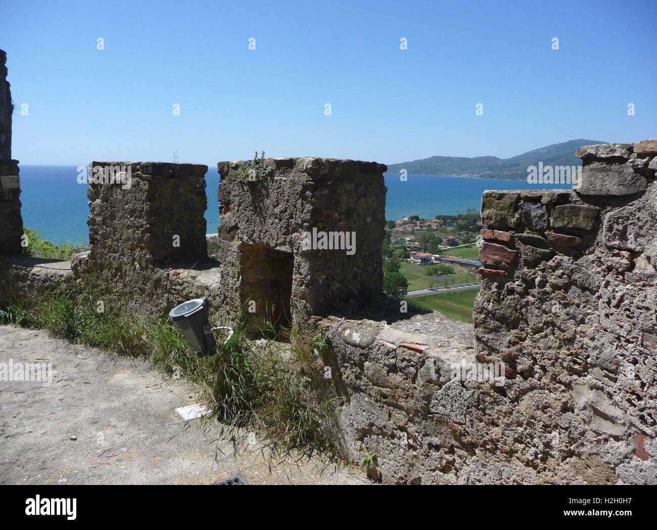 Archeological area of Elea-Velia in Acea, Campania, Italy, pictured 20 ...