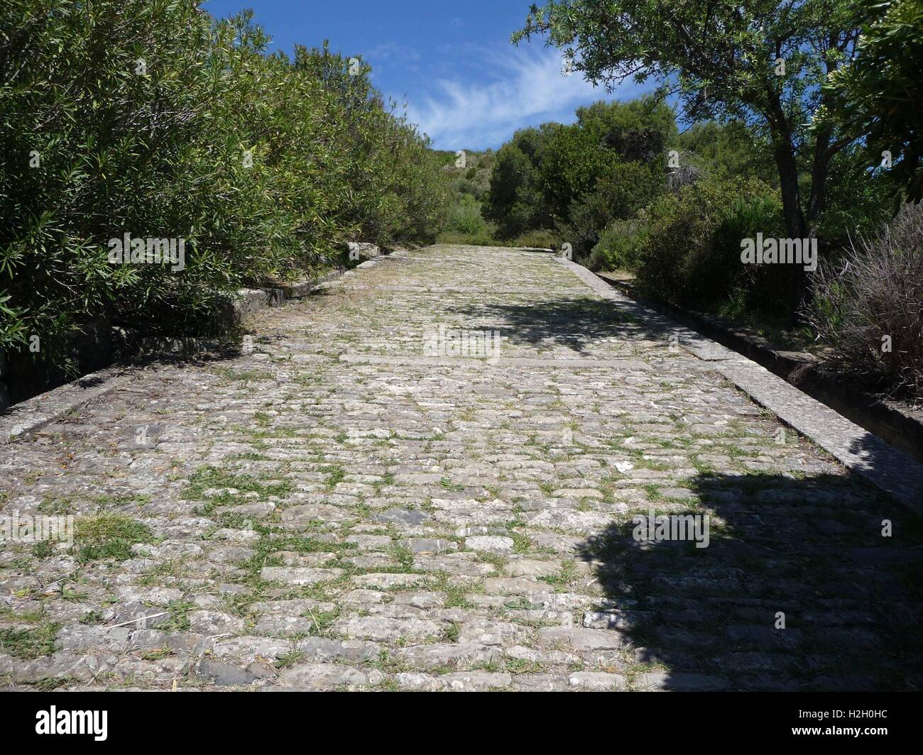 Archeological area of Elea-Velia in Acea, Campania, Italy, pictured 20 ...