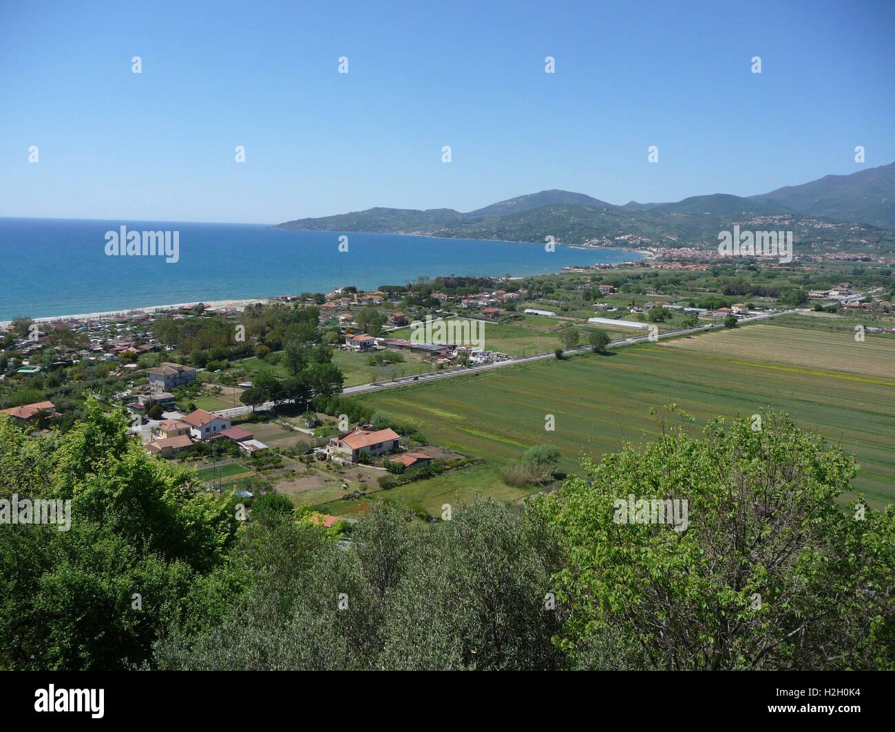 Archeological area of Elea-Velia in Acea, Campania, Italy, pictured 20 ...