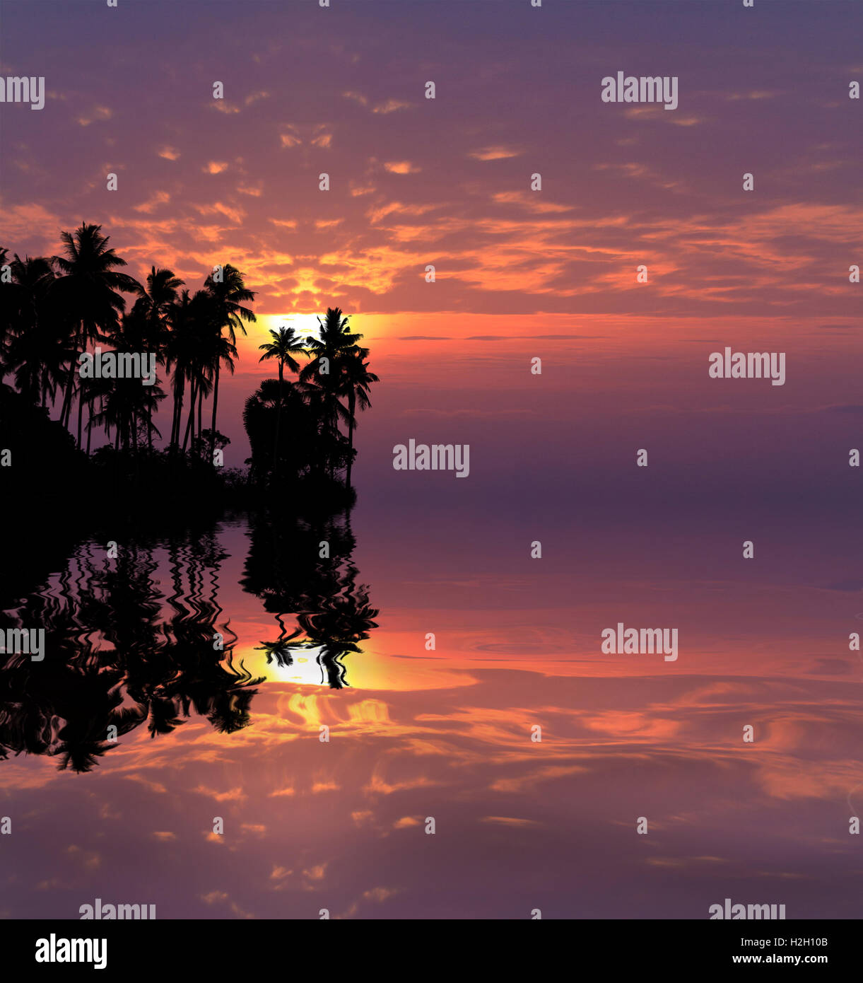 Beautiful sunrise in Rawai Phuket island Thailand with Long tailed boat ...