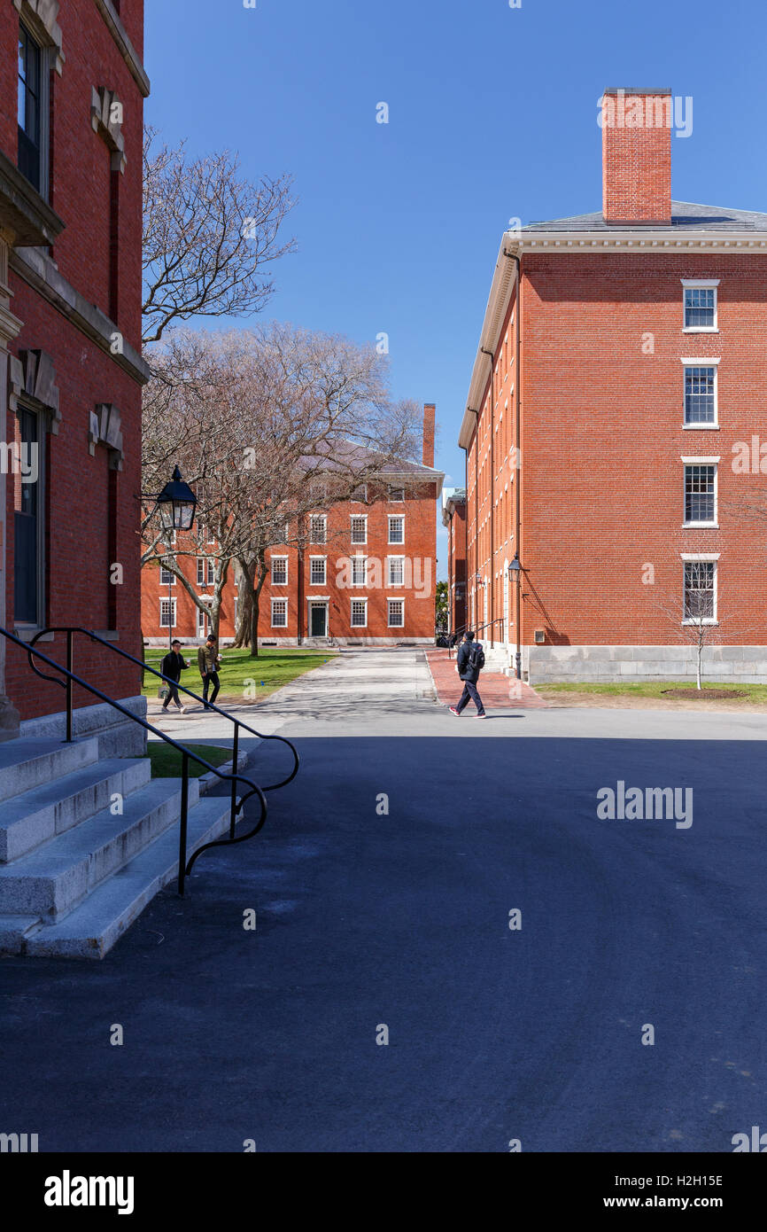 Harvard university campus view hi-res stock photography and images - Alamy