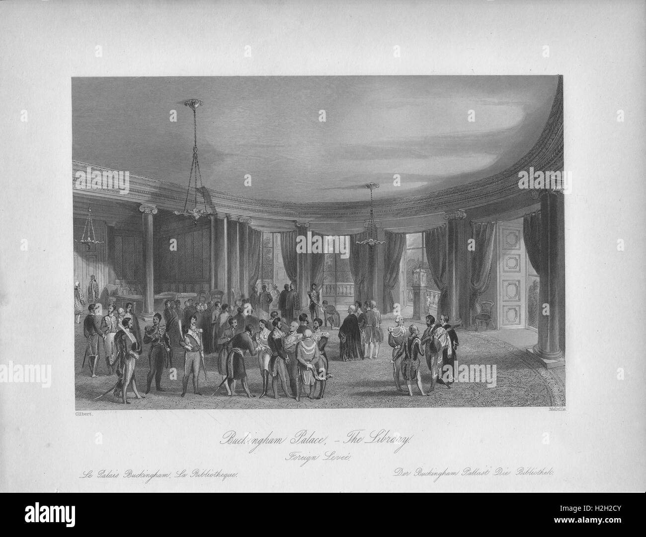 The Library, Buckingham Palace Stock Photo - Alamy