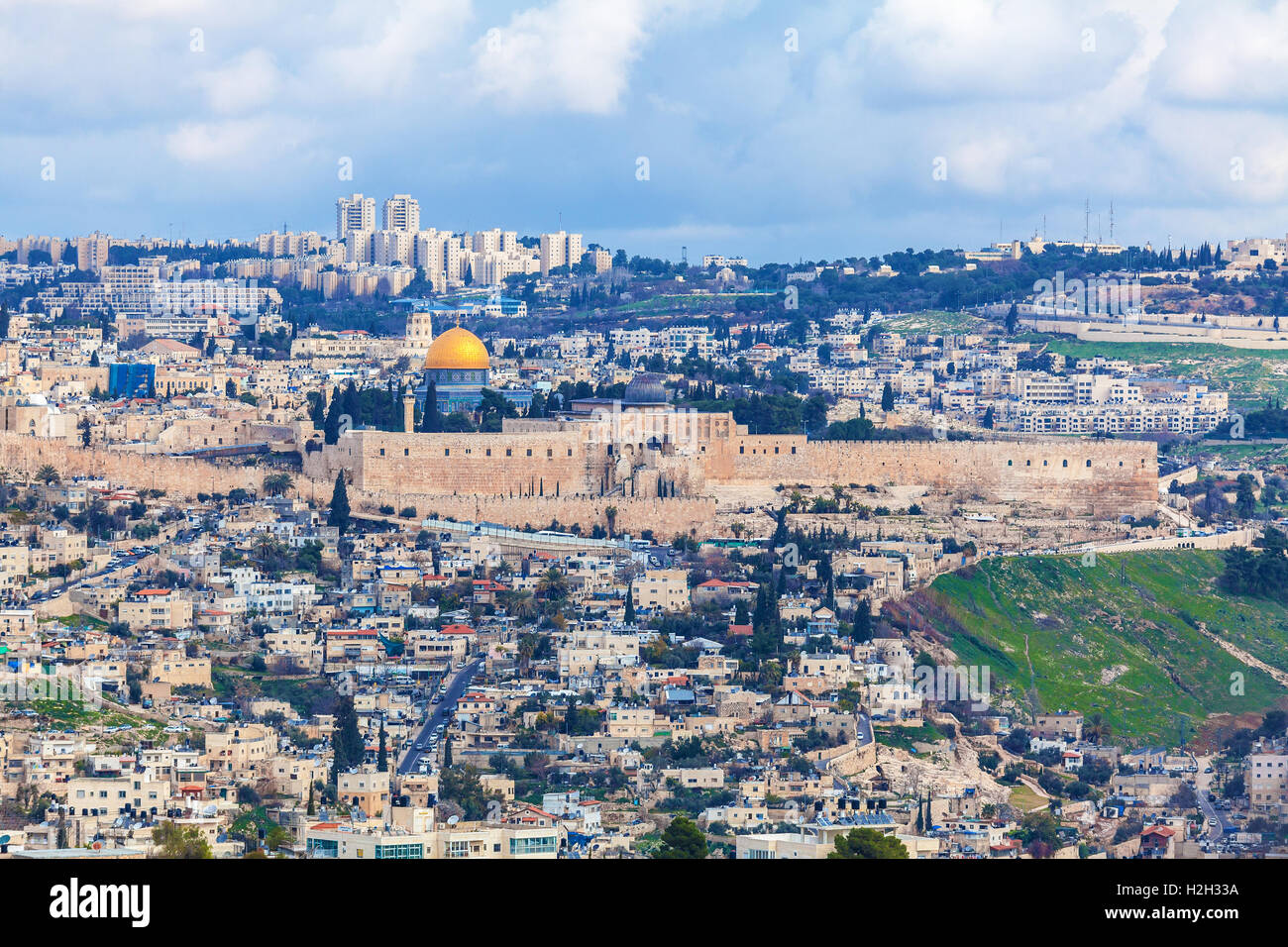 Jerusalem Old City and Temple Mount, Israel Stock Photo - Alamy