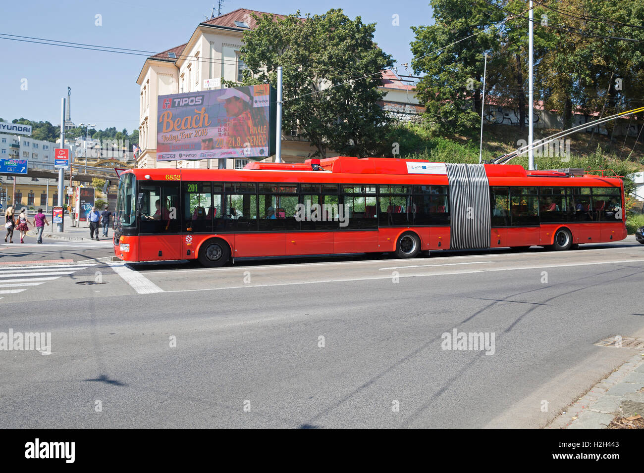 Red bus bratislava hi-res stock photography and images - Alamy