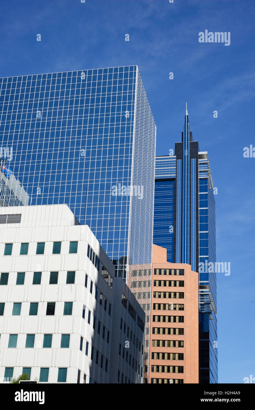 Calgary skyline high rise buildings calgary hi-res stock photography ...