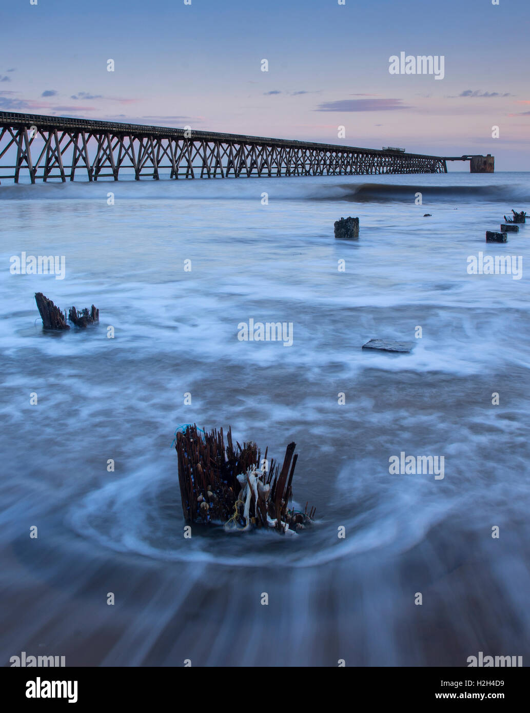 Steetley Pier, Hartlepool, Teesside, England Stock Photo - Alamy