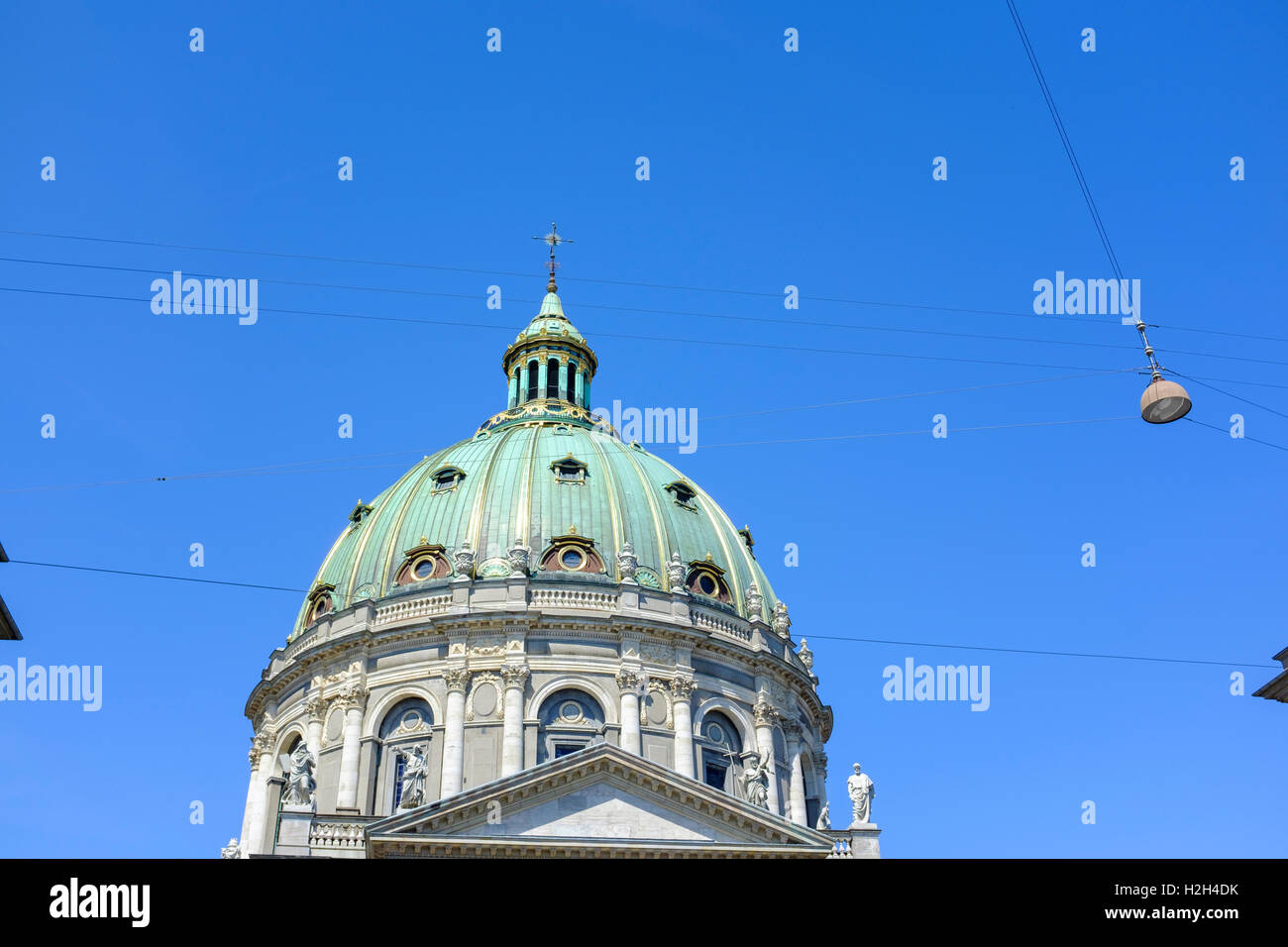 Frederik's Church, Copenhagen, Denmark. This is an 18th Century ...