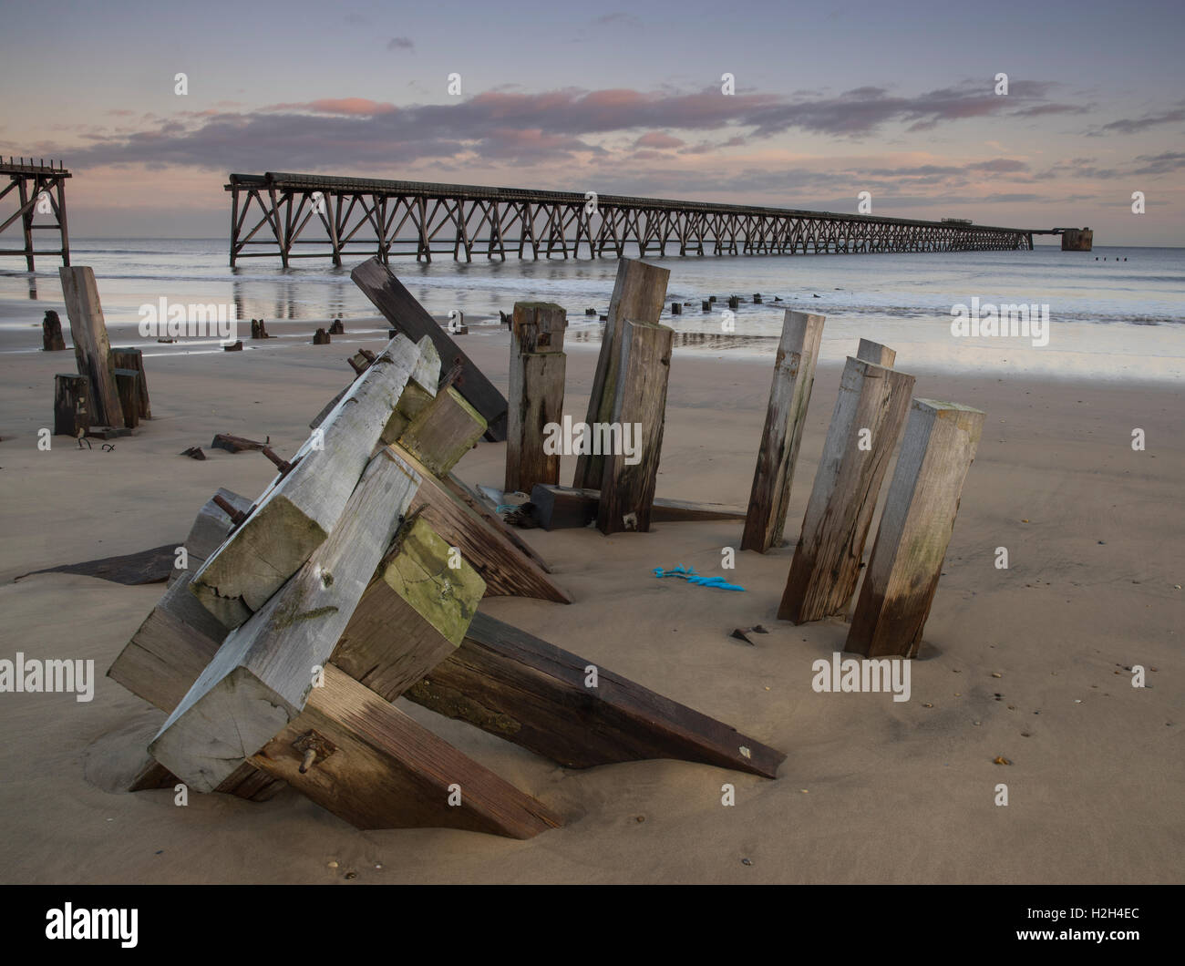Steetley Pier, Hartlepool, Teesside, England Stock Photo - Alamy