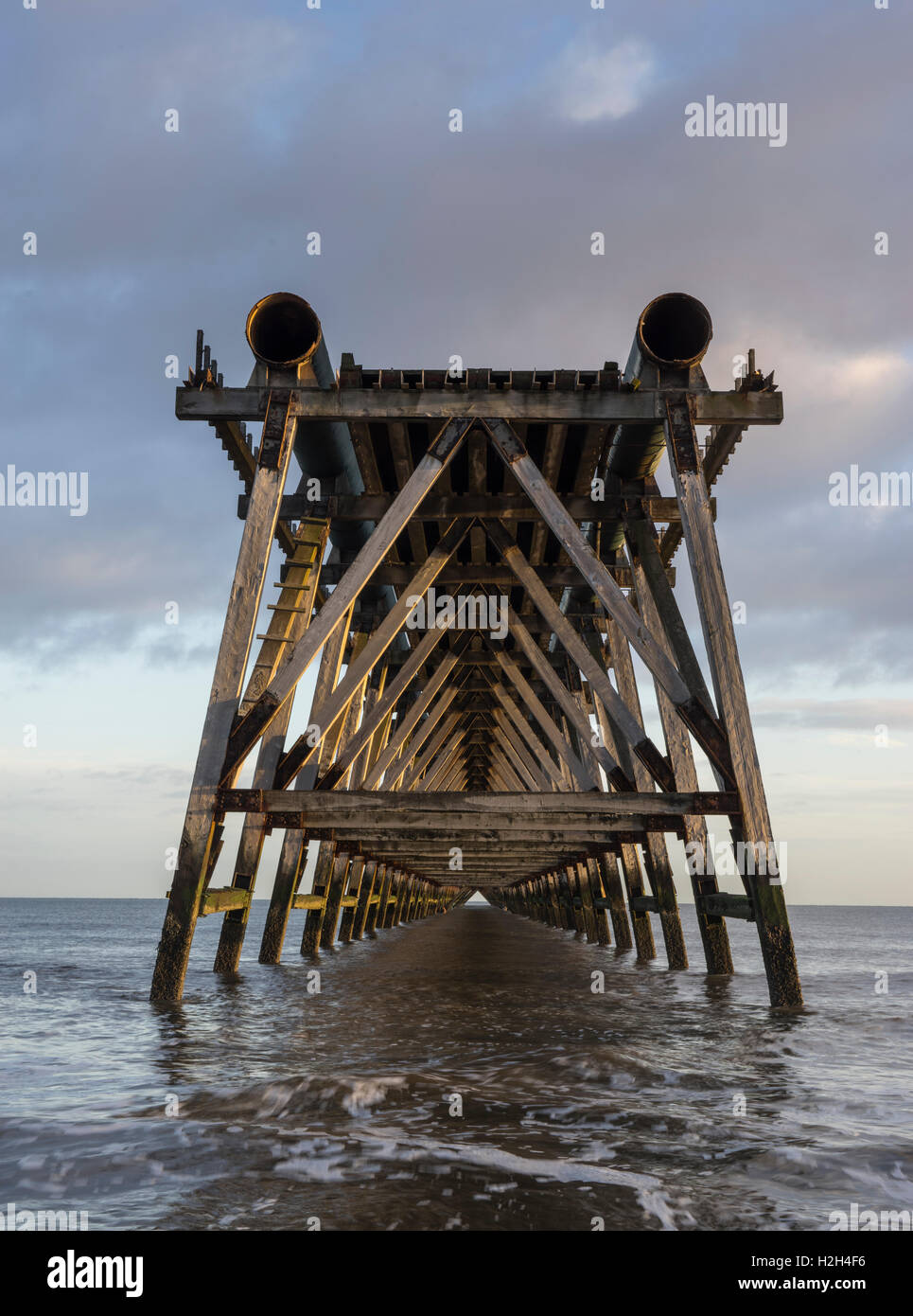 Steetley Pier, Hartlepool, Teesside, England Stock Photo - Alamy