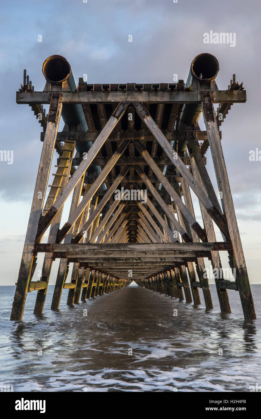 Steetley Pier, Hartlepool, Teesside, England Stock Photo - Alamy