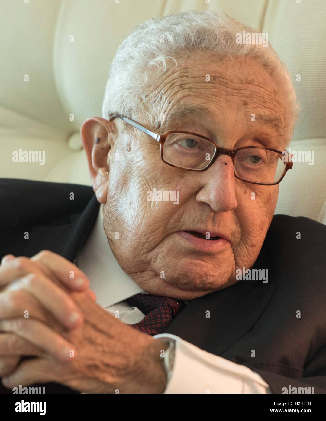 Former U.S. Secretary of State and presidential advisor Henry Kissinger ...