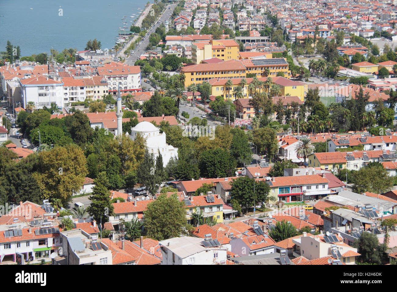 Mosque and city. Fethiye, Turkey Stock Photo - Alamy