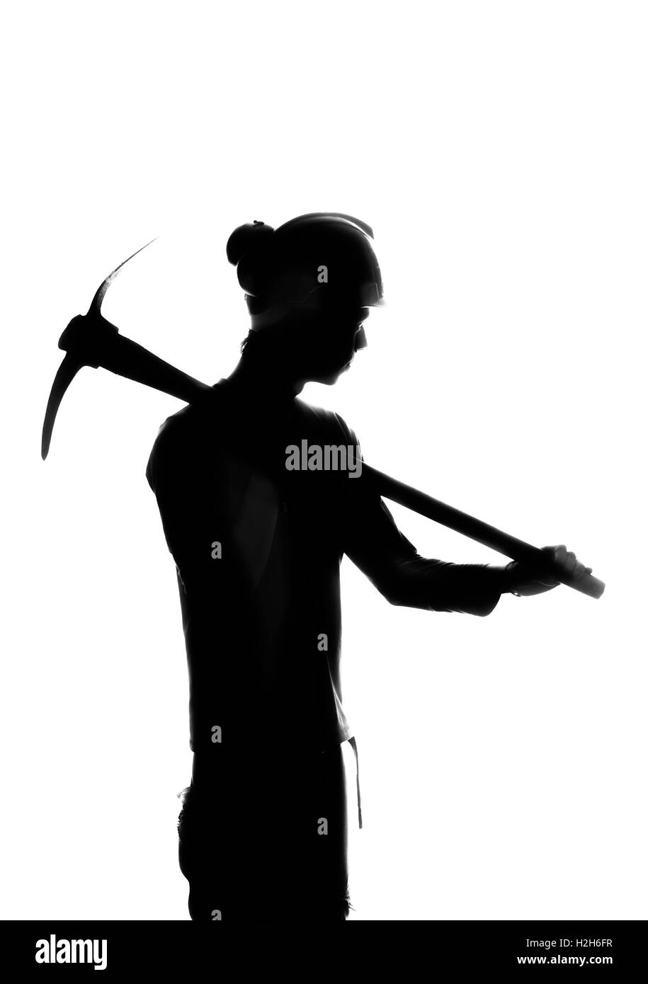 Mining Pick Black and White Stock Photos & Images - Alamy