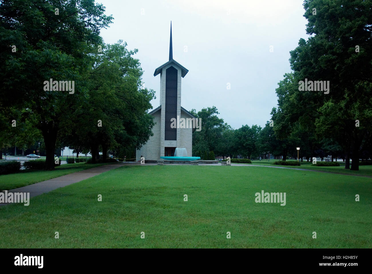 Chapel at the Dwight D. Eisenhower Presidential Library Stock Photo - Alamy