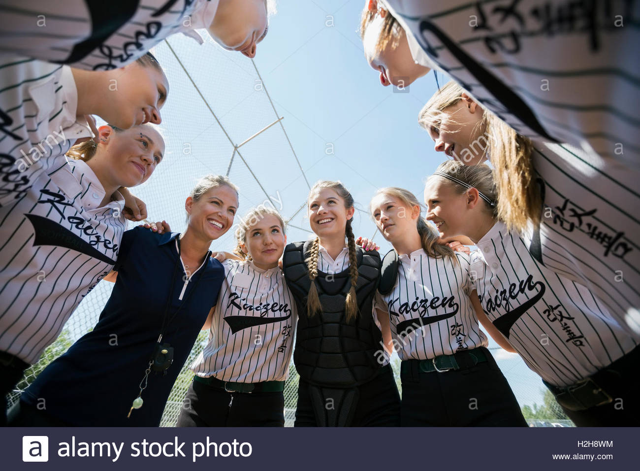 Game strategy of softball hi-res stock photography and images - Alamy