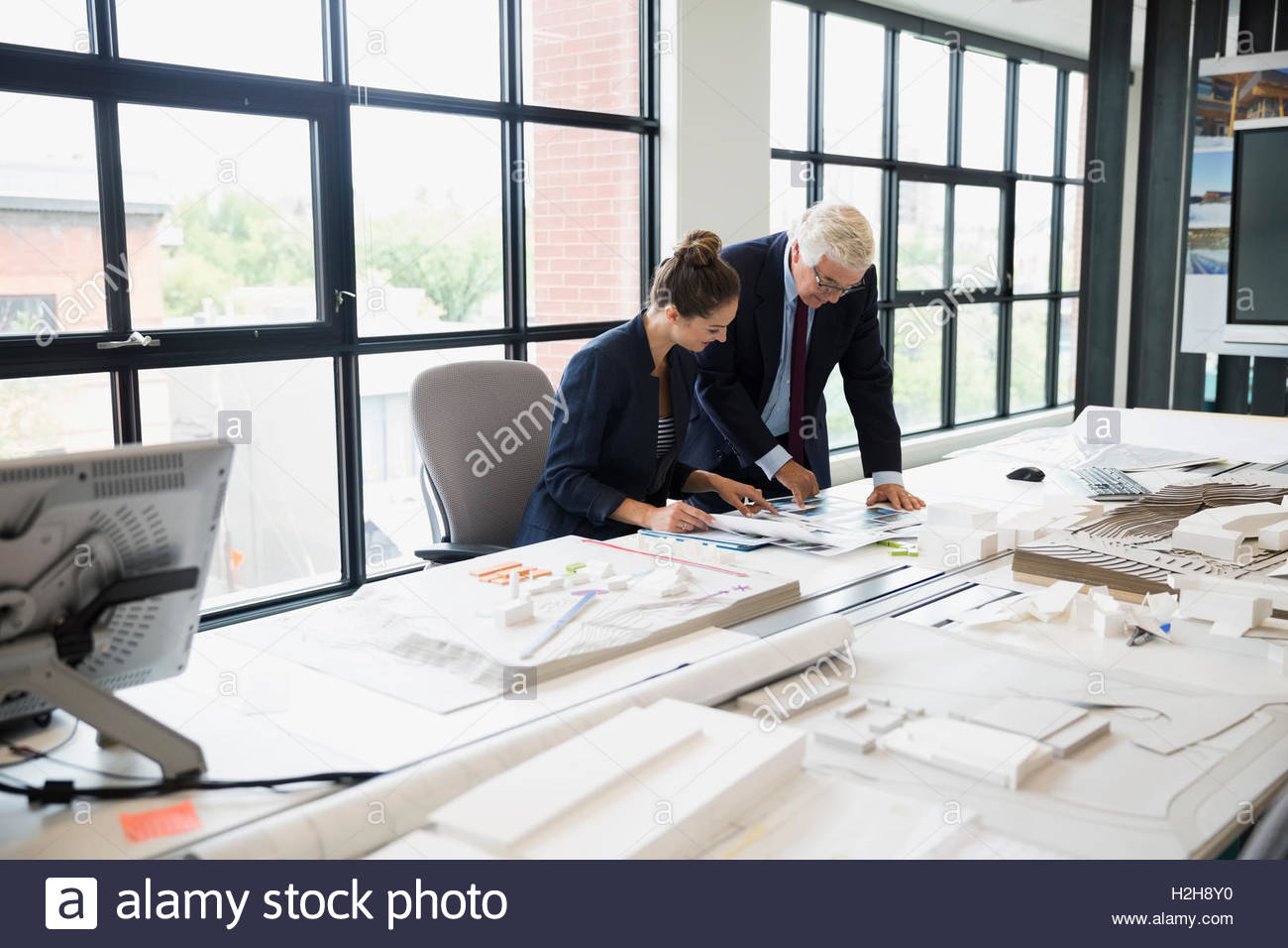 Architects table hi-res stock photography and images - Alamy