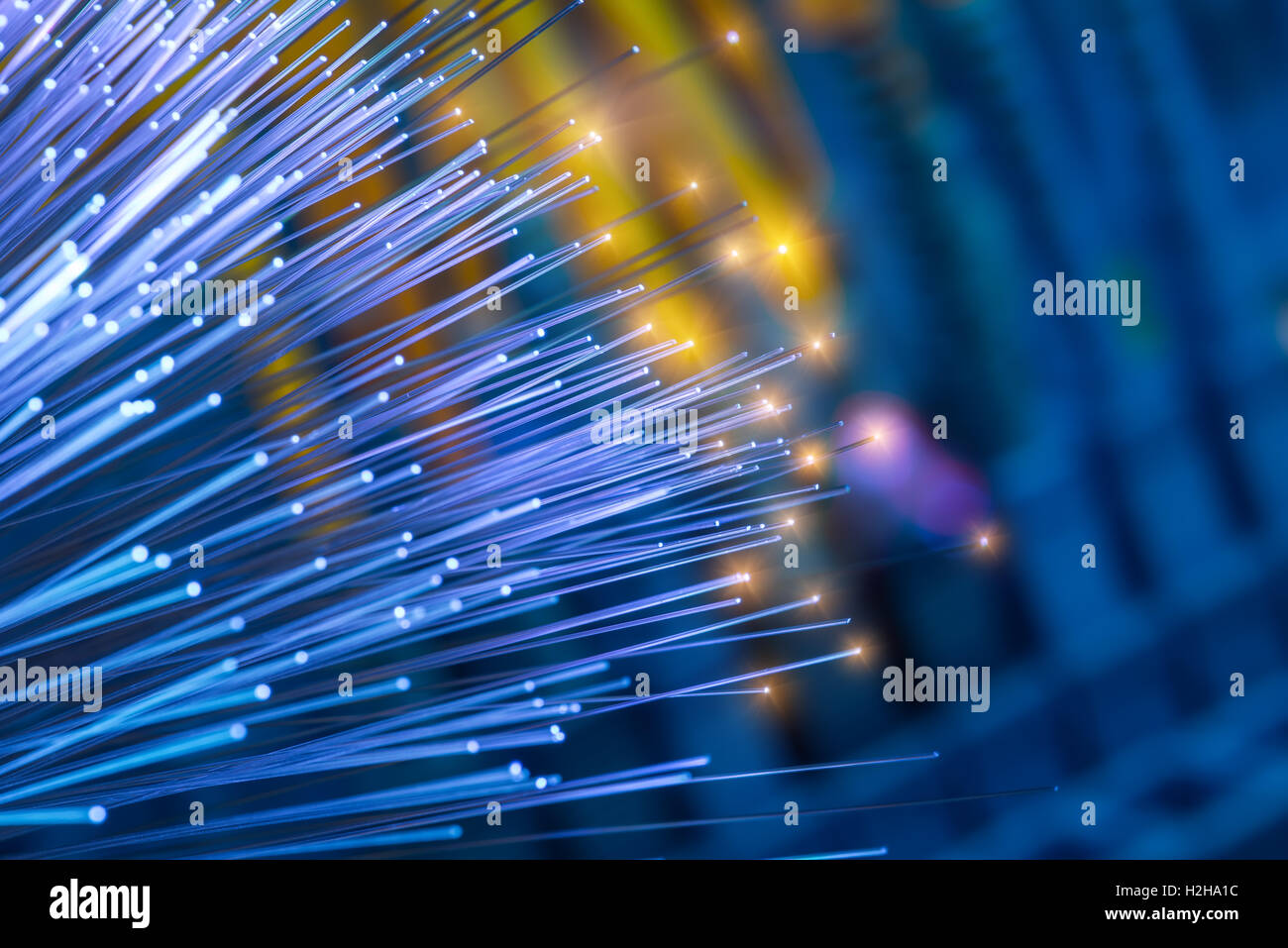 Optical fiber close up hi-res stock photography and images - Alamy