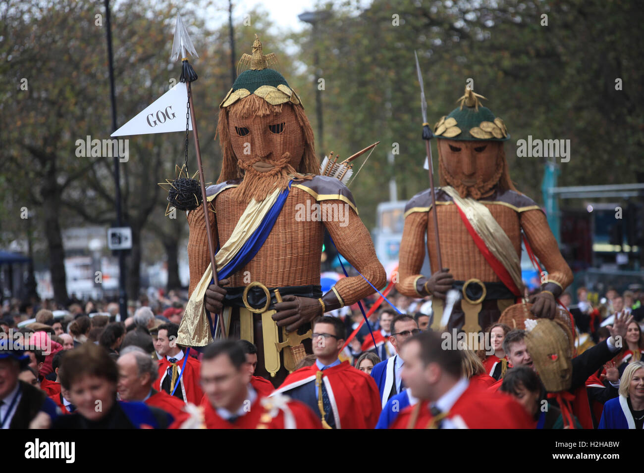 Gog and Magog - wicker giants, the traditional guardians of the City of ...