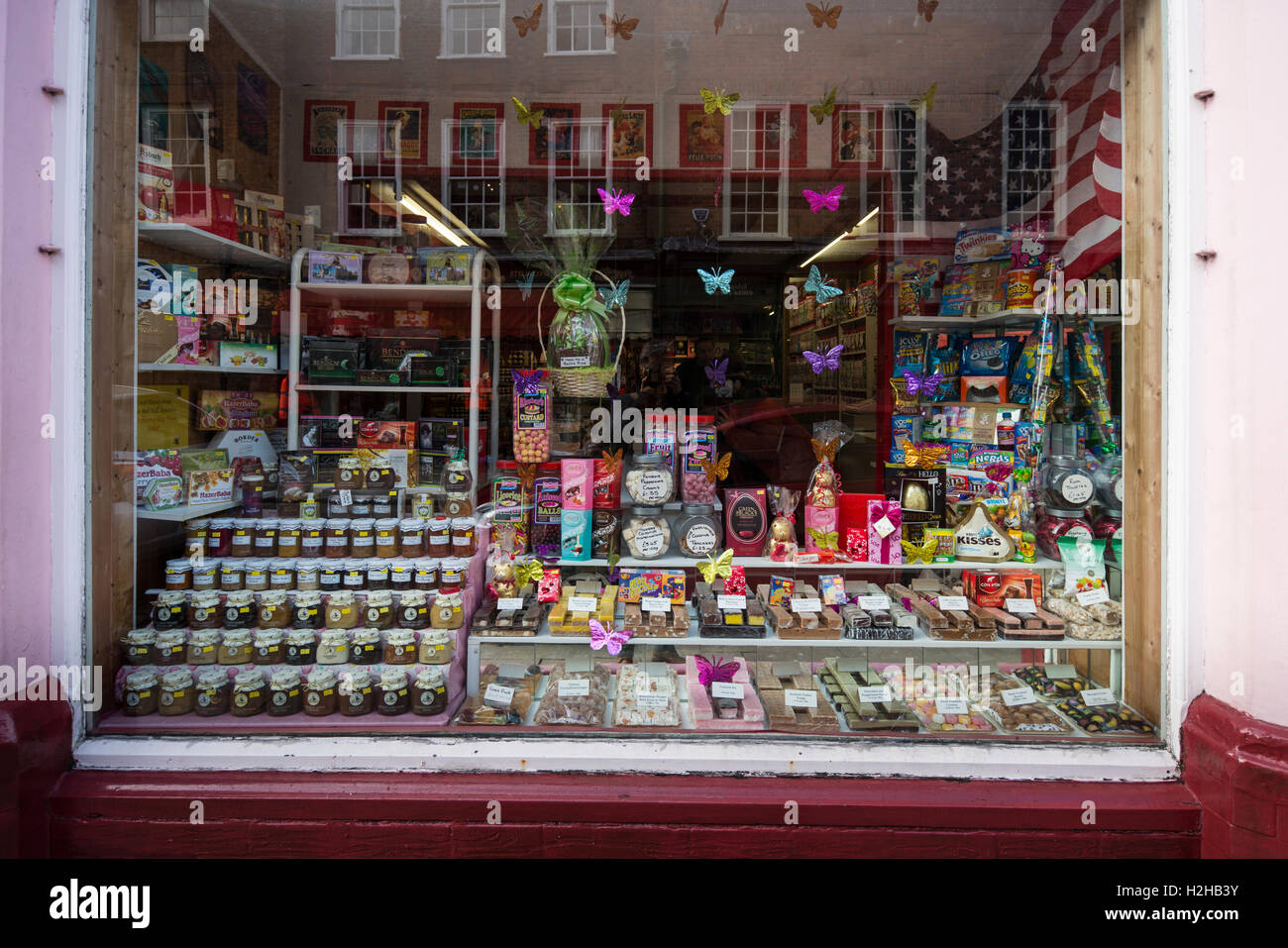 The Candy Bar, sweet shop, in High Street, Rochester, Kent, UK Stock ...