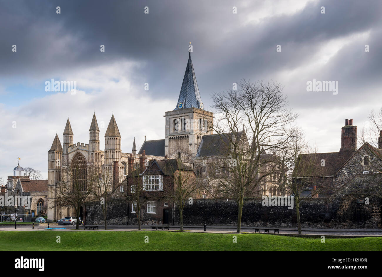 Rochester Cathedral, Rochester, Kent, UK Stock Photo - Alamy
