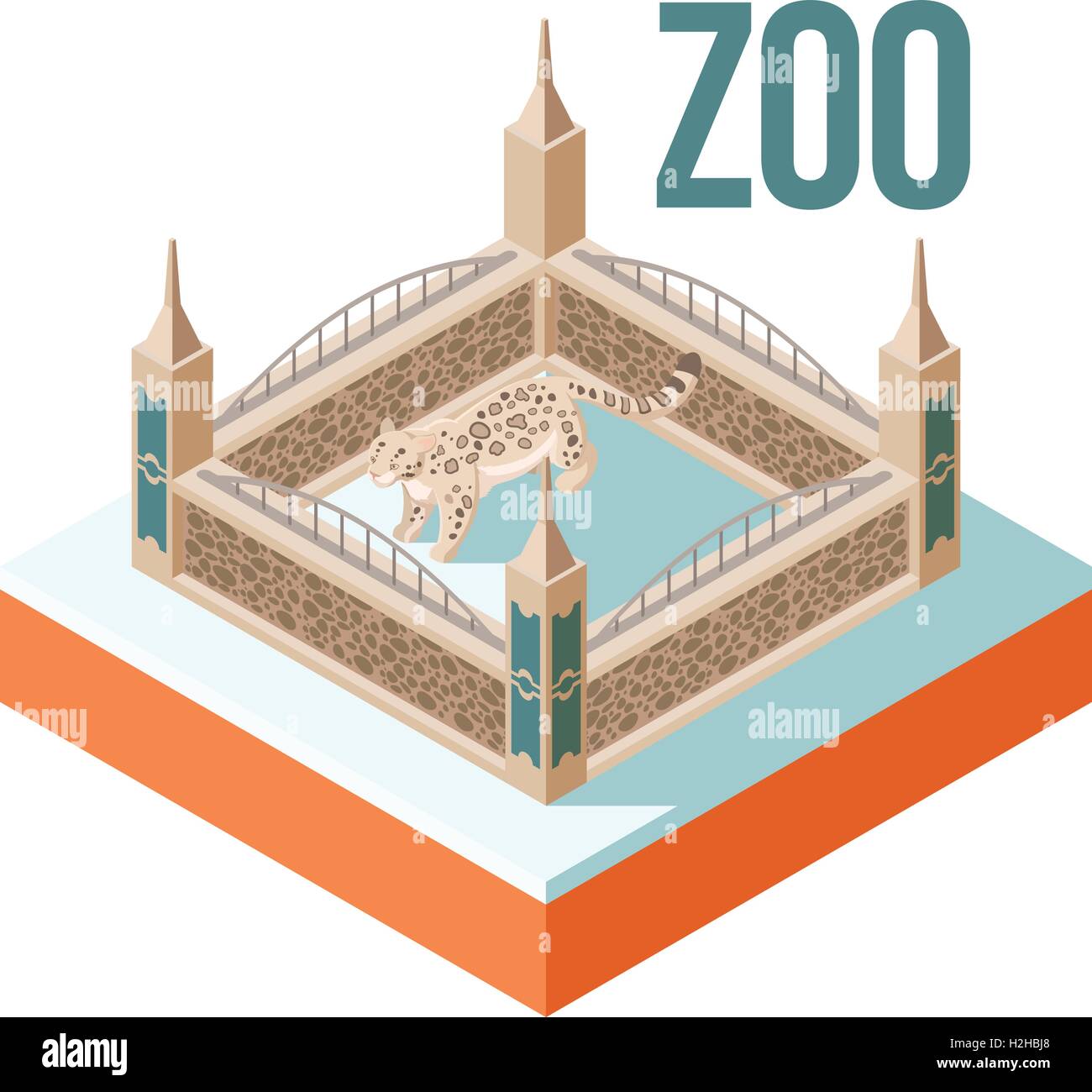 Snow leopard black and white Stock Vector Images - Alamy