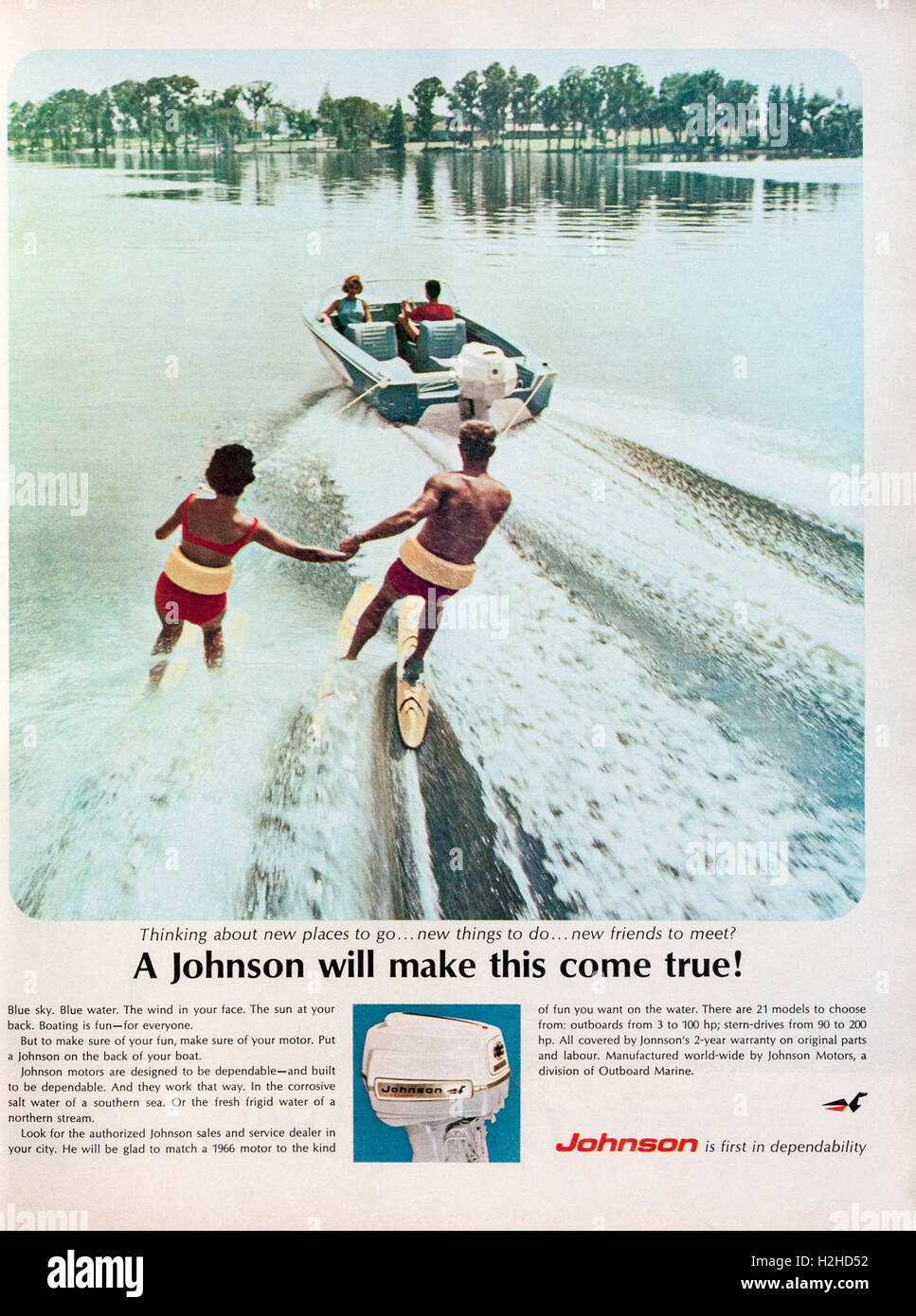 Johnson motor ad hi-res stock photography and images - Alamy