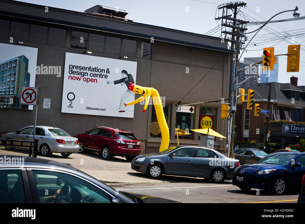 Advertising outside a shop in Toronto, Canada Stock Photo - Alamy