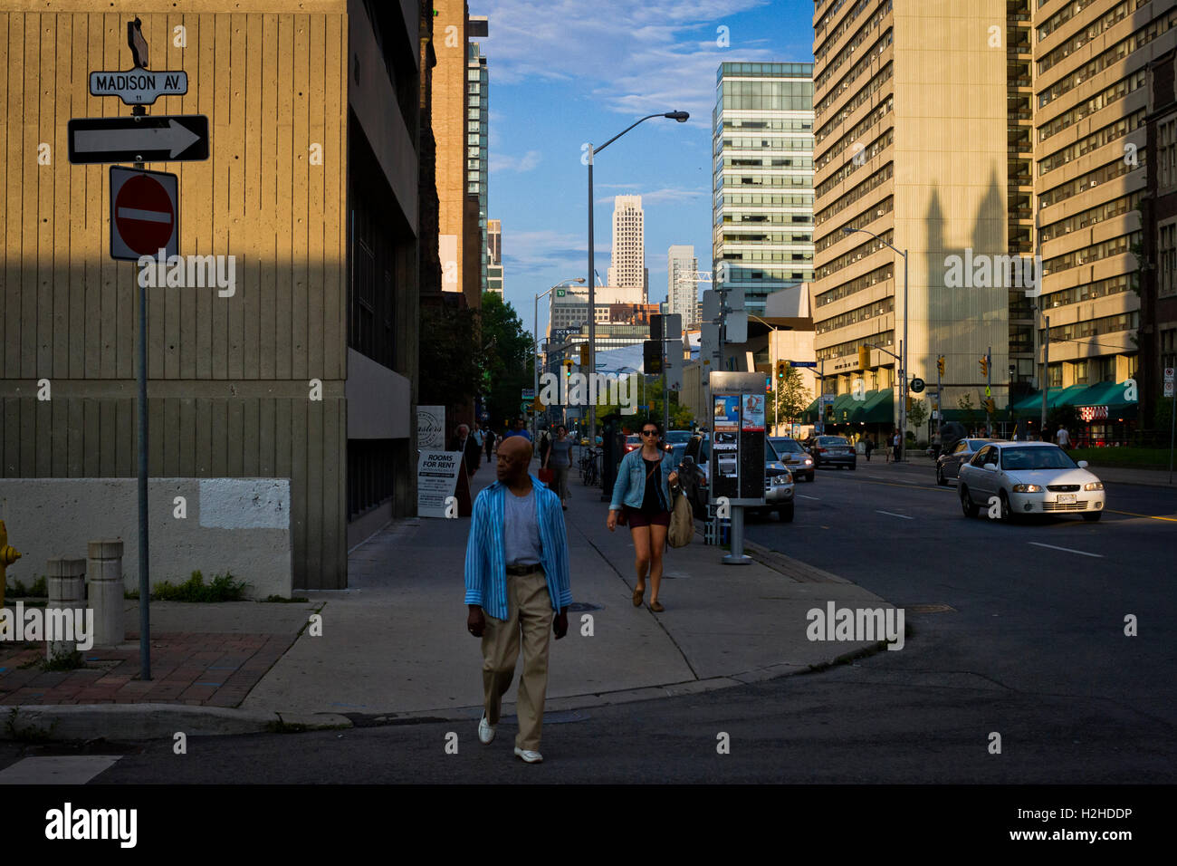 Pedestrians in the street of Toronto, Canada Stock Photo - Alamy