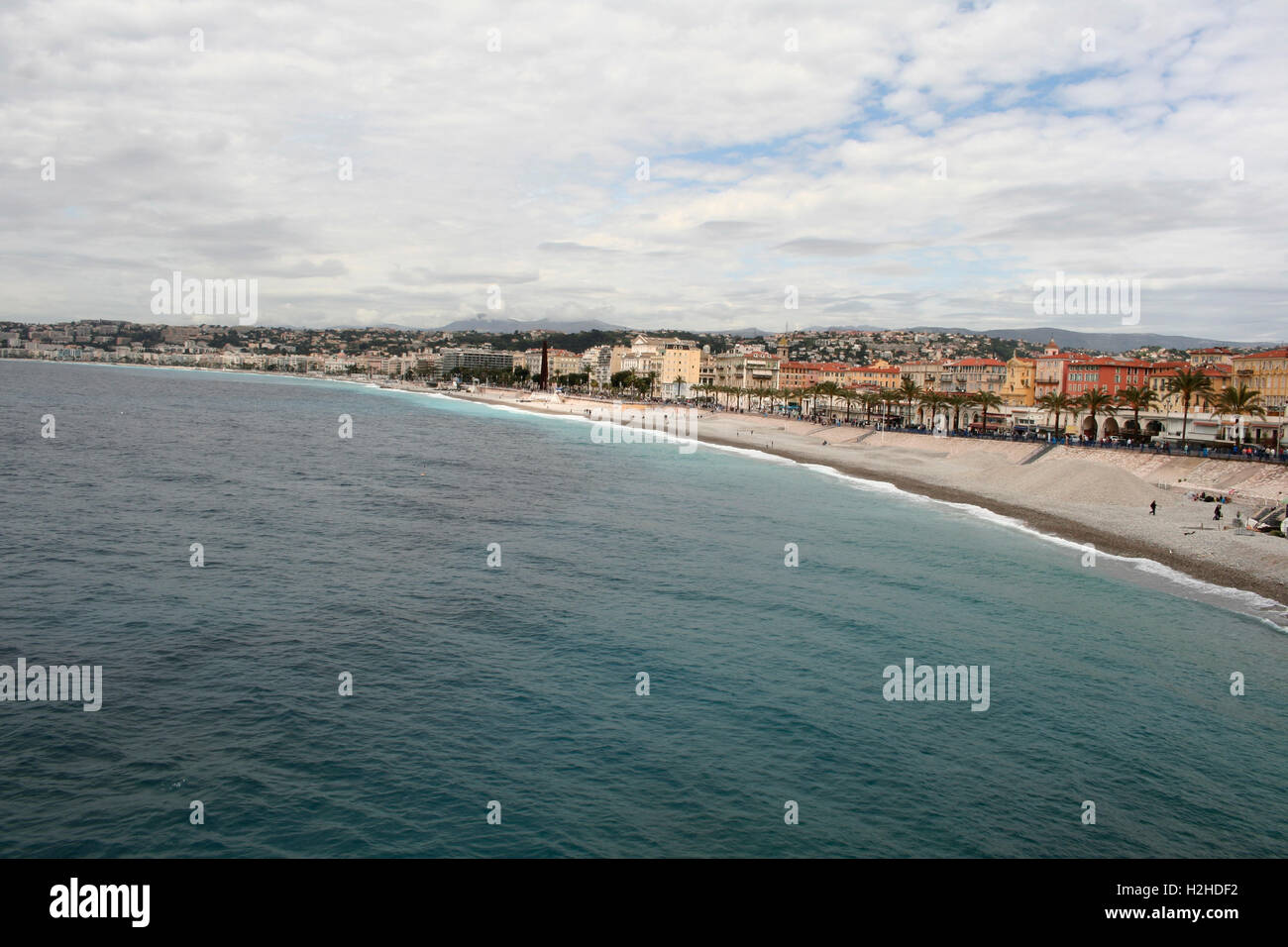 Nice france beach hi-res stock photography and images - Alamy