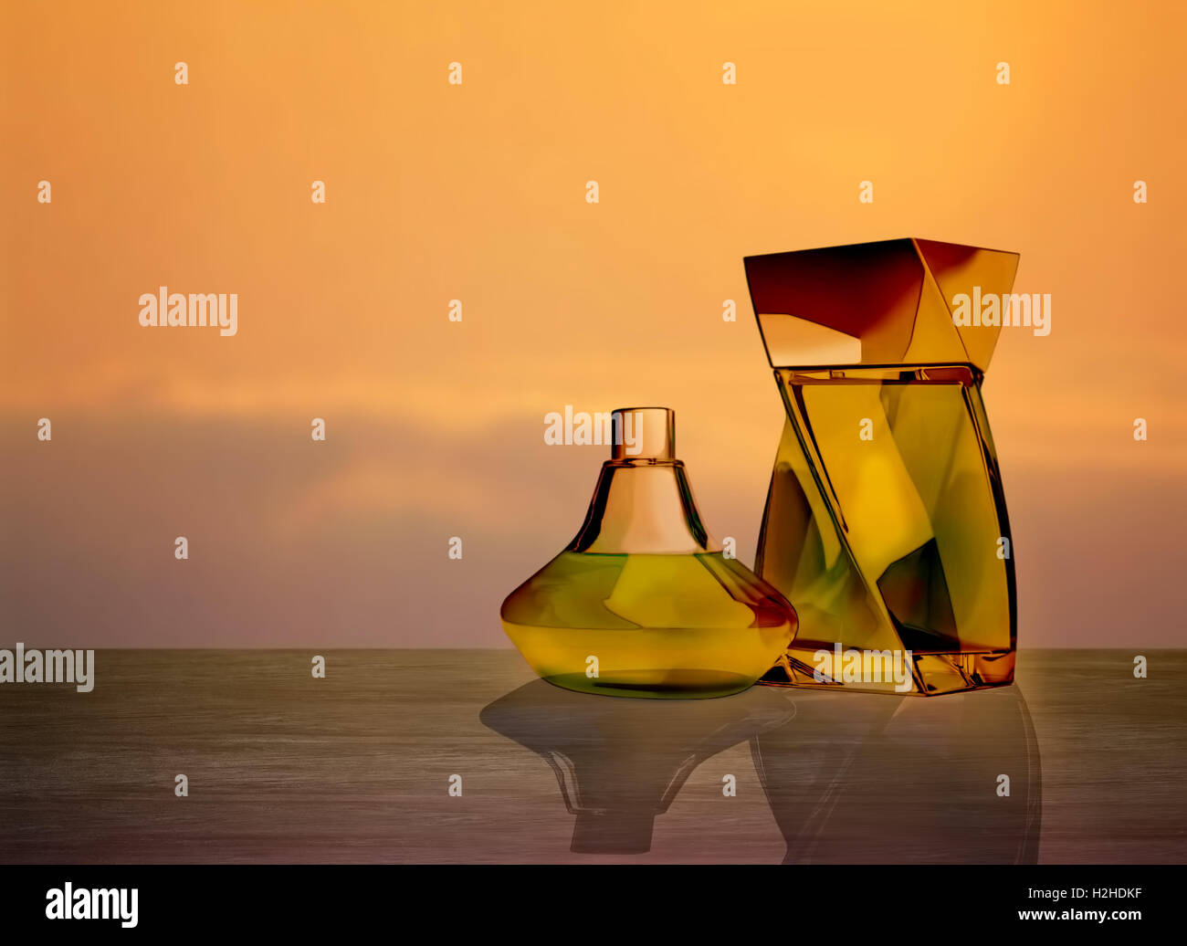 Two perfume bottles hi-res stock photography and images - Alamy