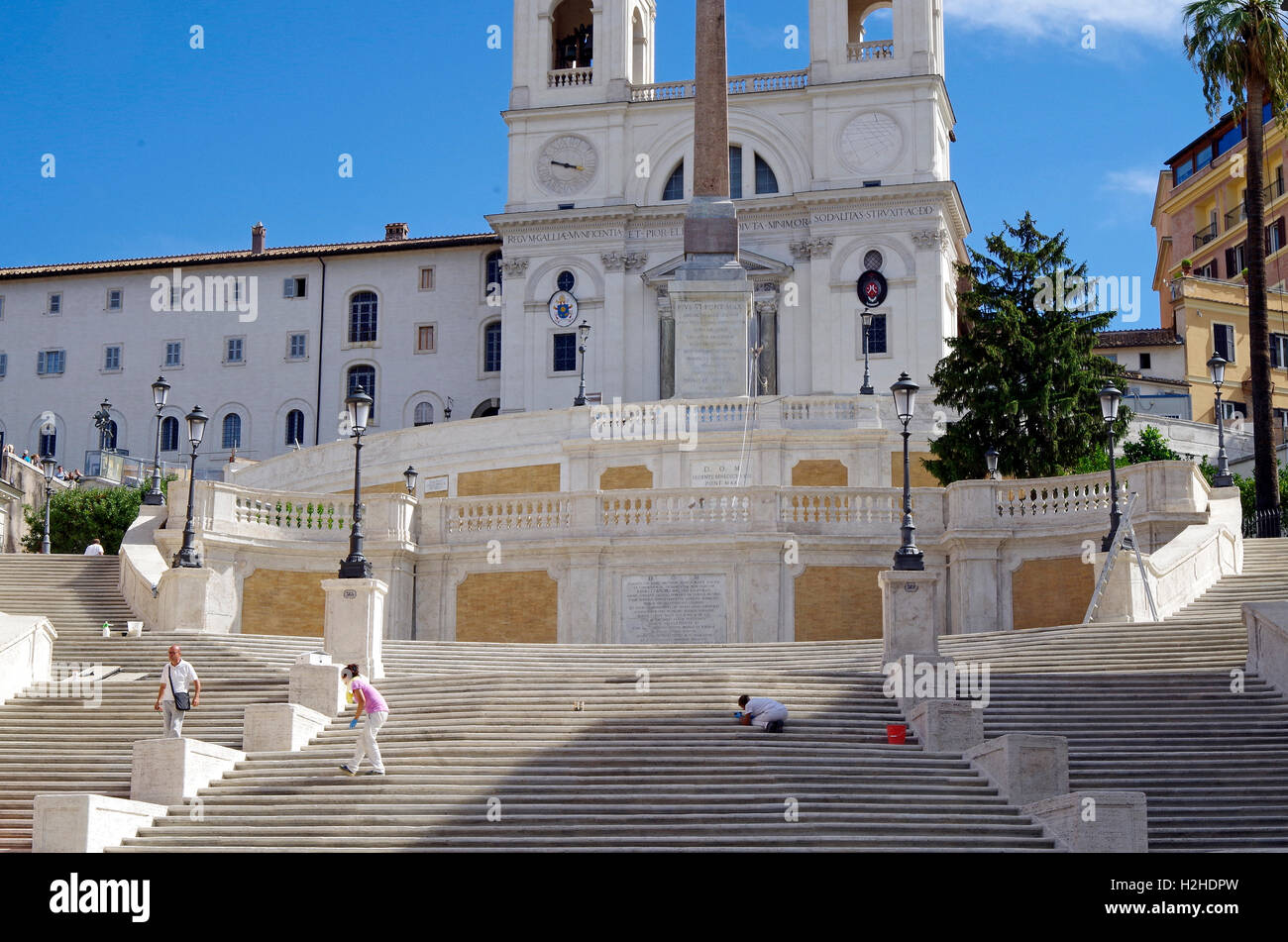 Scrubbing on hands and knees hi-res stock photography and images - Alamy