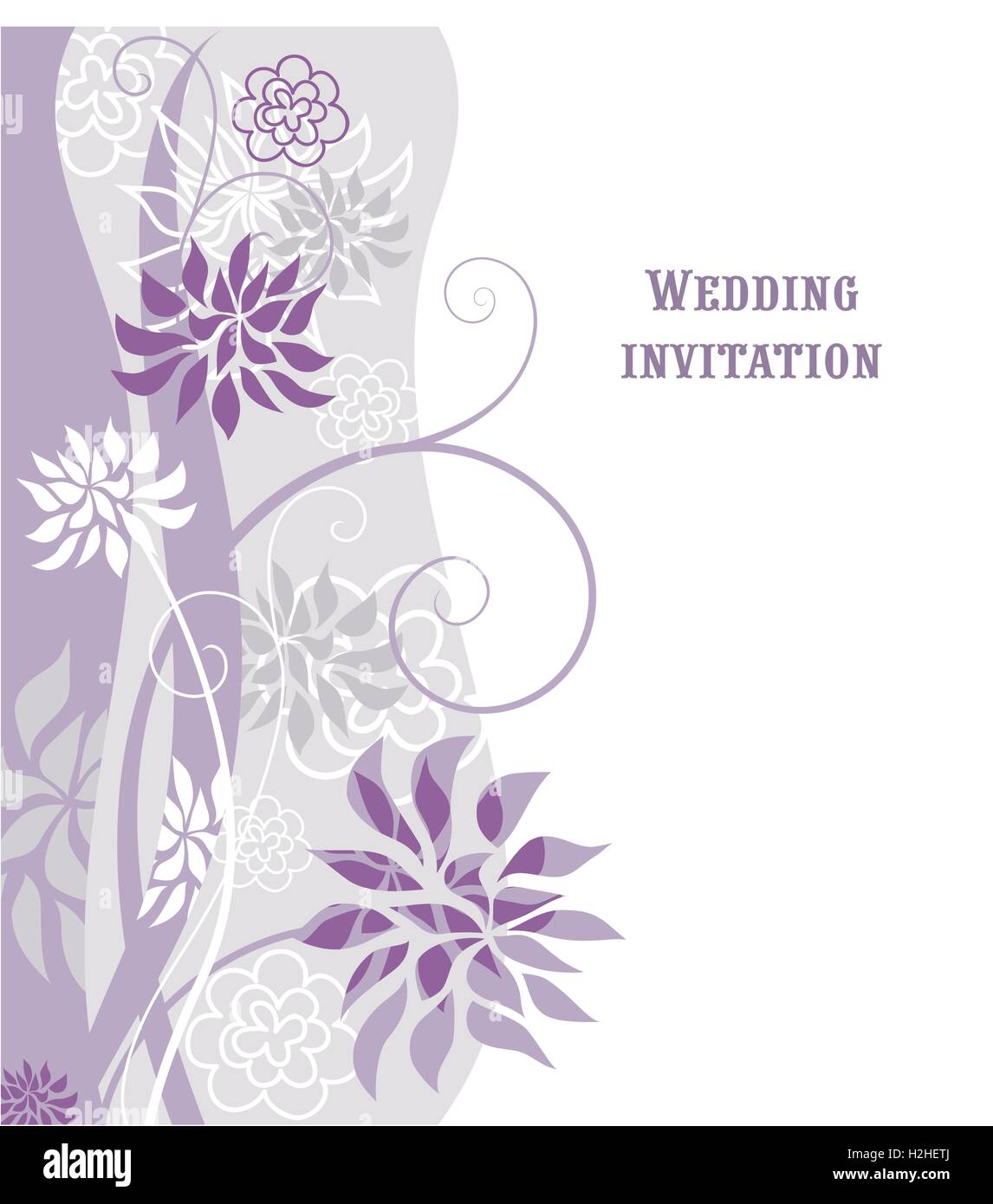 Floral violet background Stock Vector Image & Art - Alamy