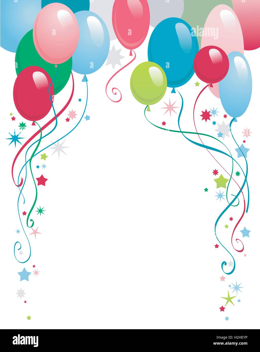 happy birthday balloons Stock Vector Image & Art - Alamy