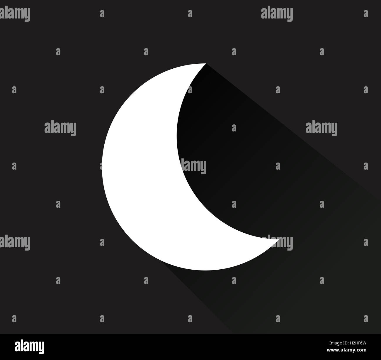 icon of the moon Stock Photo - Alamy