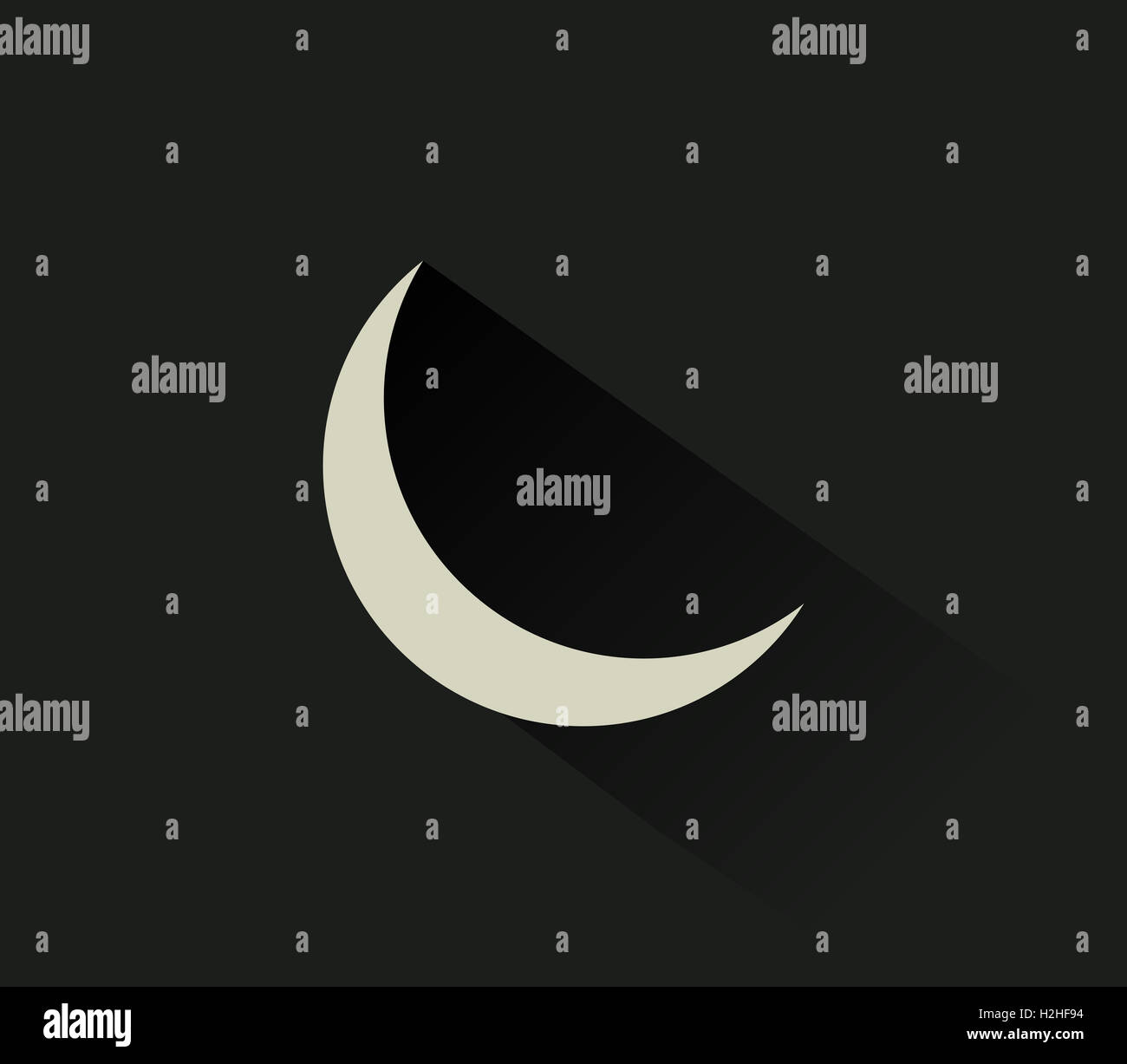 icon of the moon Stock Photo - Alamy