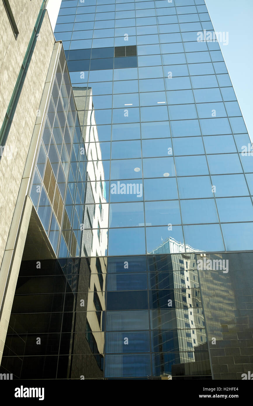 close up of office building or skyscraper and sky Stock Photo - Alamy