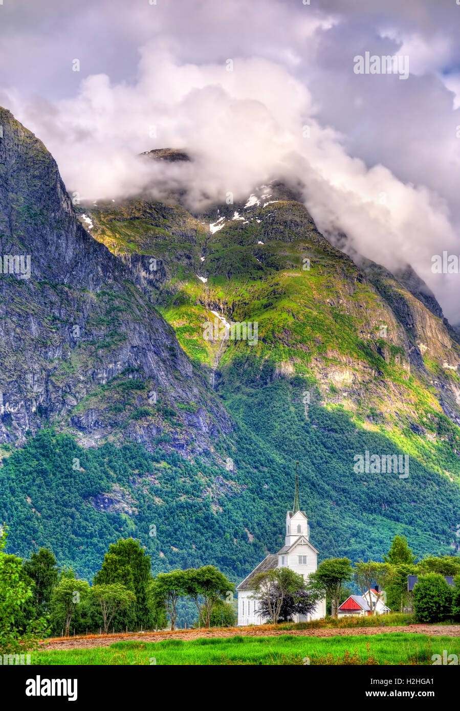 Oppstryn church hi-res stock photography and images - Alamy