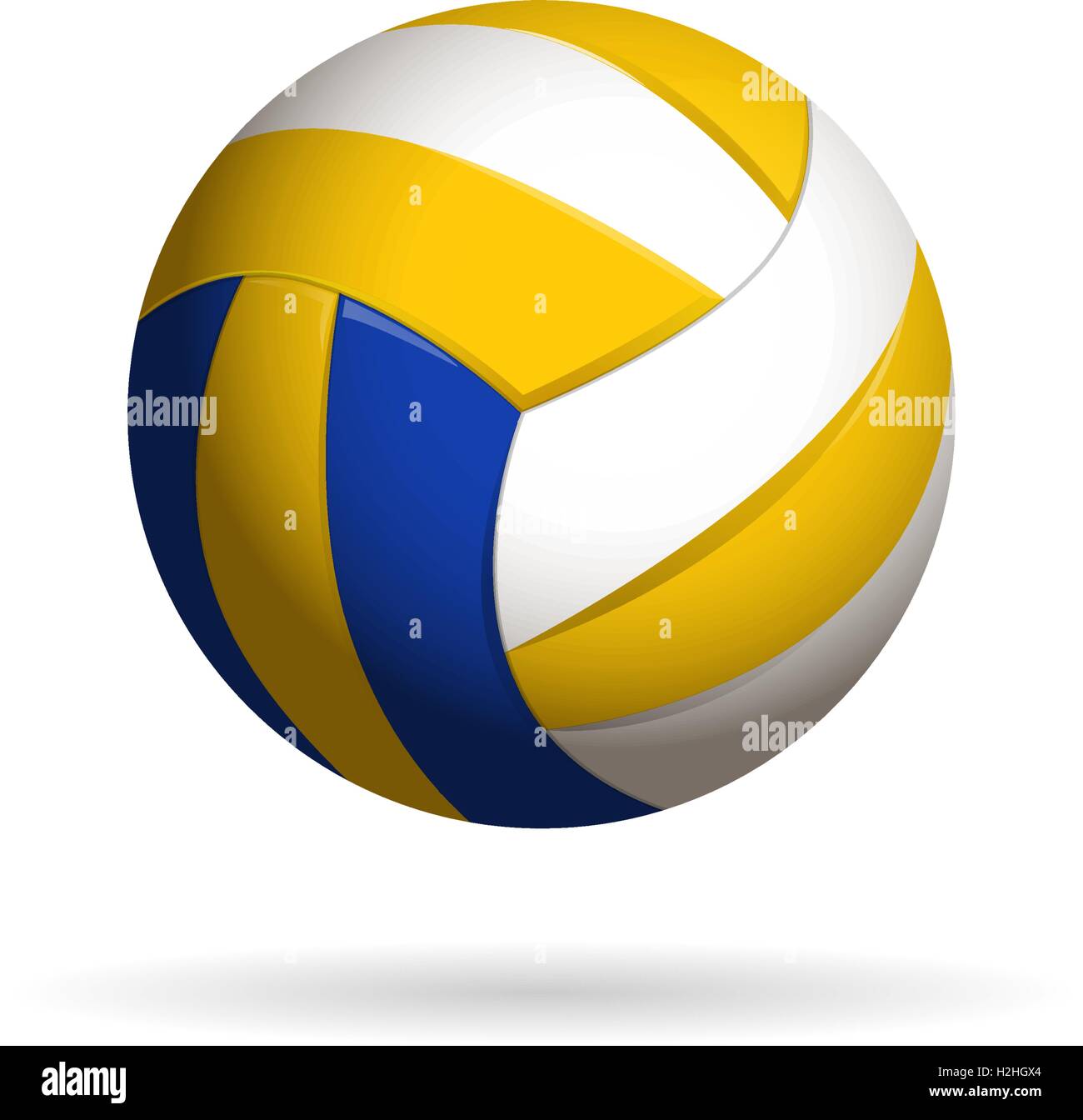 Volleyball ball vector illustration Stock Vector Image & Art - Alamy