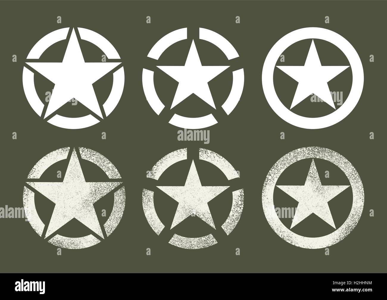 U.S Military stars Stock Vector Image & Art - Alamy