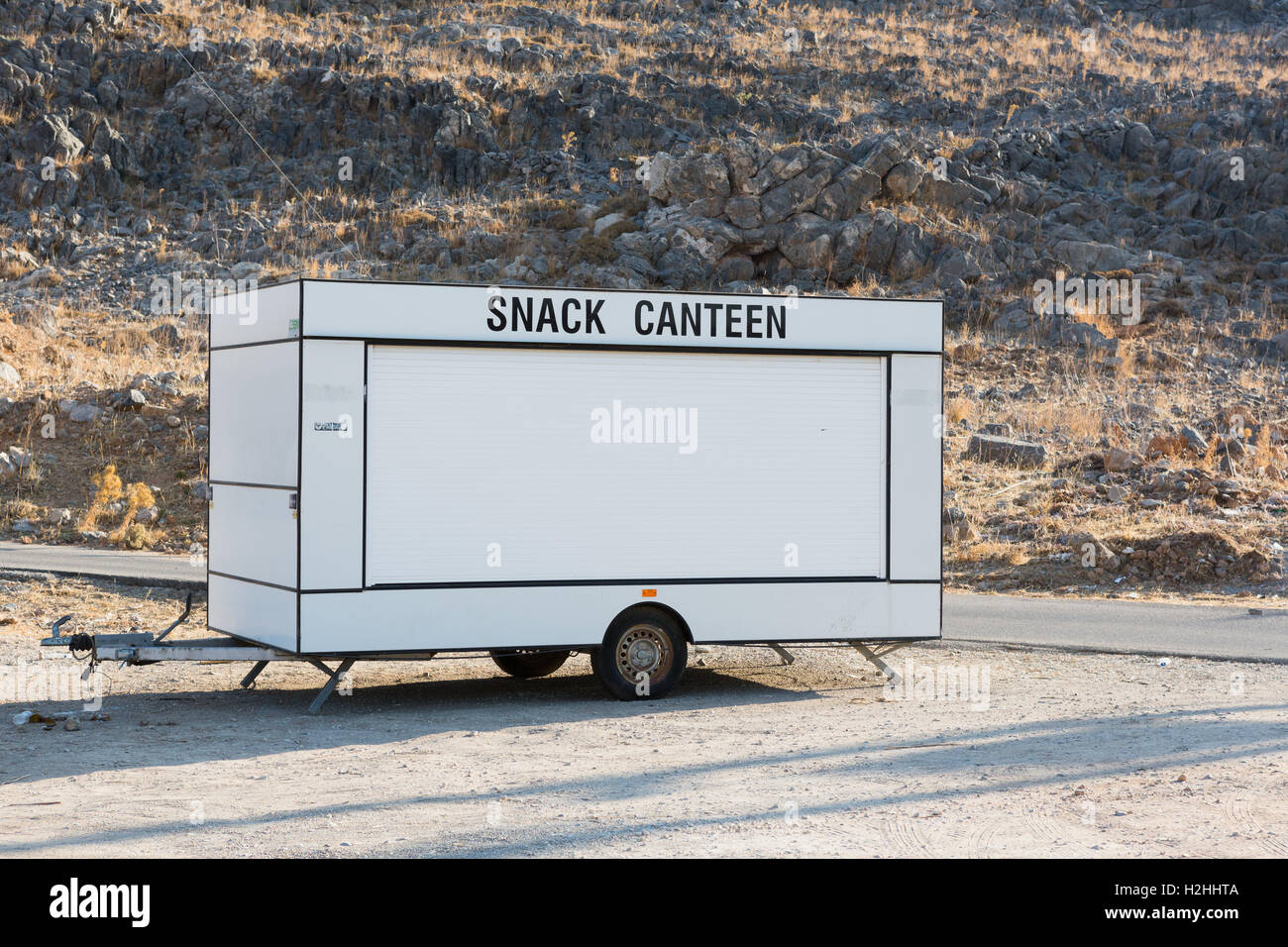 A mobile snack canteen Stock Photo - Alamy