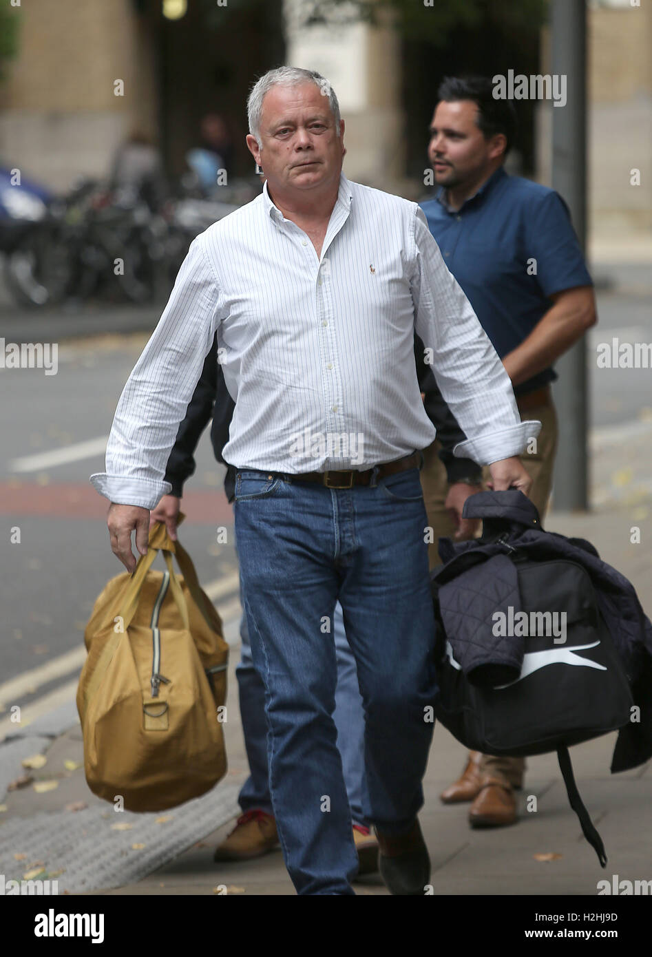 Former Royal Household official Ronald Harper arrives at Southwark ...