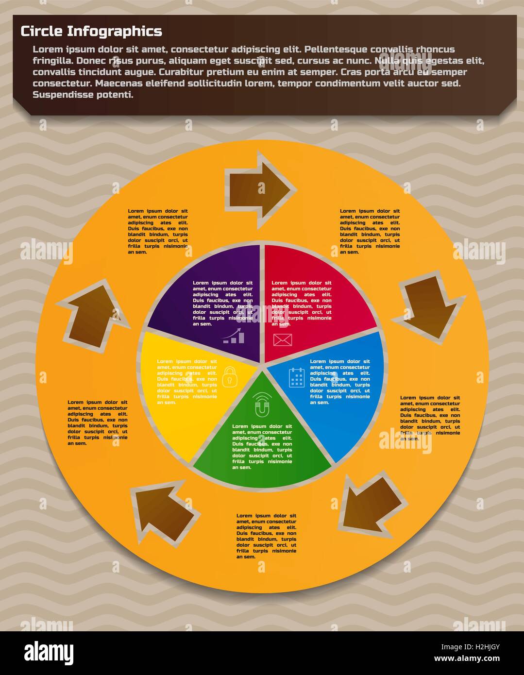 circular infographic design template Stock Vector Image & Art - Alamy