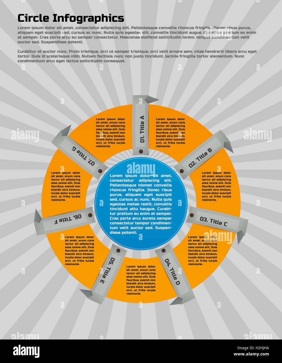 circular infographic design template Stock Vector Image & Art - Alamy