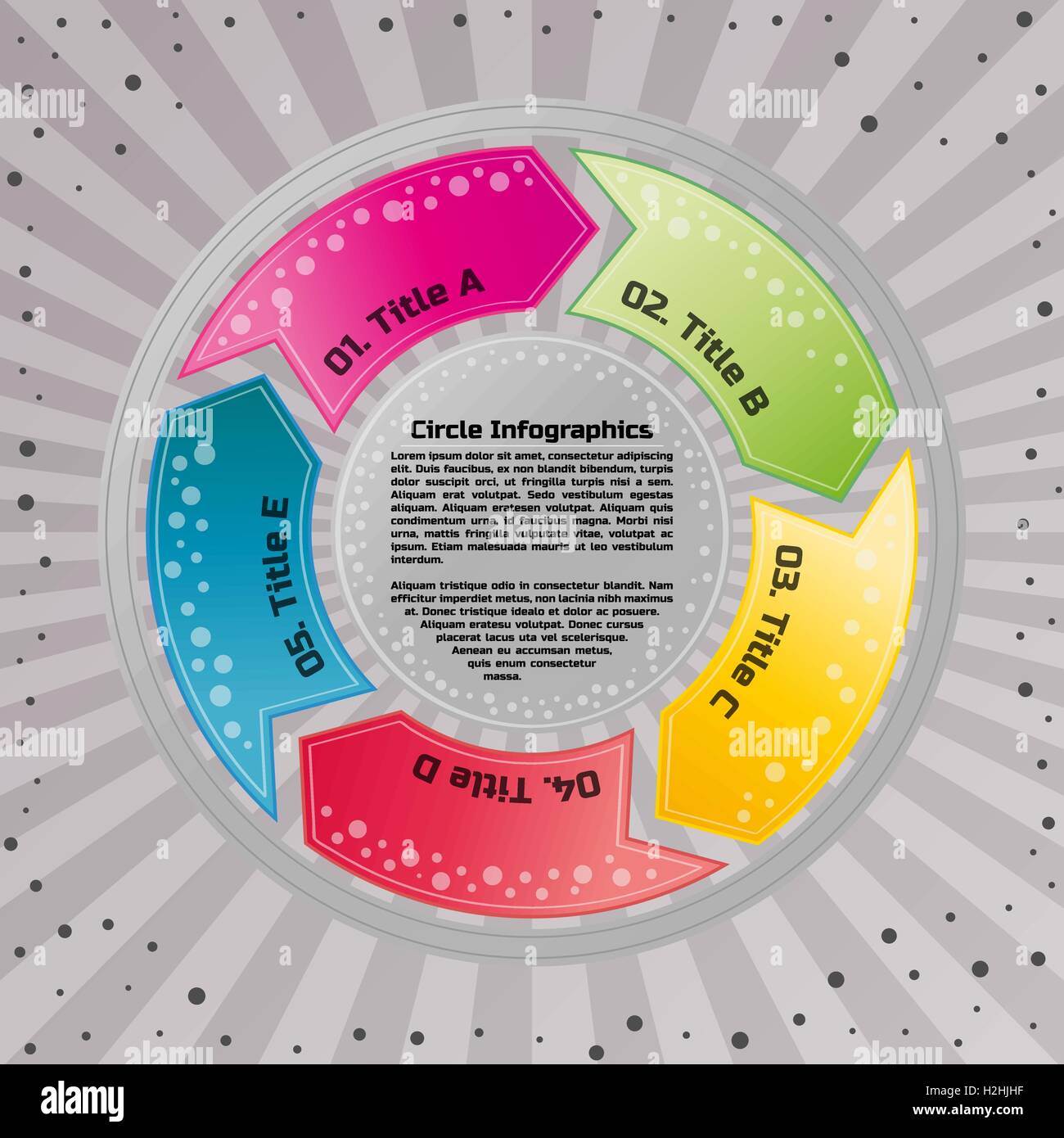 circular infographic design template Stock Vector Image & Art - Alamy