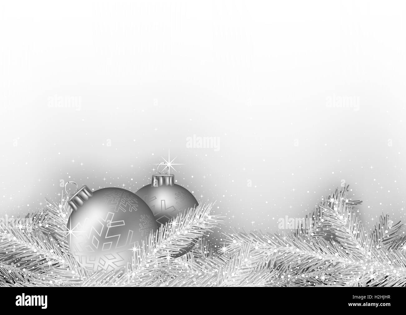 Christmas greeting poster xmas Black and White Stock Photos & Images ...
